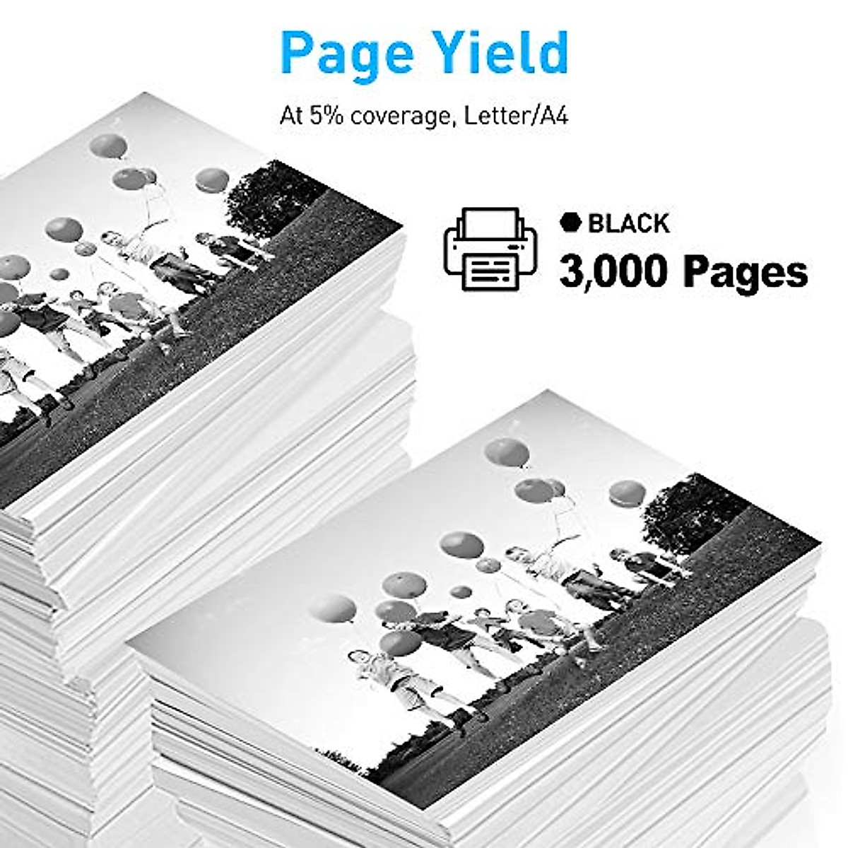 BAISINE 106R04347 Compatible Toner Cartridge Replacement for Xerox 106R04346 106R04347 Black High Capacity Toner Cartridge (3,000 Pages) for Xerox B205 / B210 / B215, B205NI B210DNI B215DNI (1 Pack)