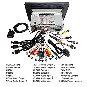 SYGAV for 2016-2018 Subaru Forester WRX STI Impreza Car Stereo Multimedia Player with Carplay Radio Android 10 GPS Navigation HD 1280x720 Touch Screen Head Unit