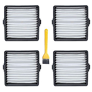 A32VC04 Filter, Hand Vacuum Filter Support Assembly Compatible with Ryobi P712 P713 P714K, Replace 019484001007 533907001 (4 Packs)