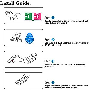 Futanwei Compatible with BLU C5 Max Case & Screen Protectors | BLU C5 Max Case with Ring Grip Finger Holder Stand | [3 Pack] BLU C5 Max Tempered Glass Screen Protectors | Slim Matte Black TPU Case