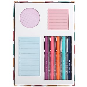 Mr. Pen Sticky Note Gift Box - 305 Pcs, Pastel Colors - Round, Square & Mini List Sticky Notes