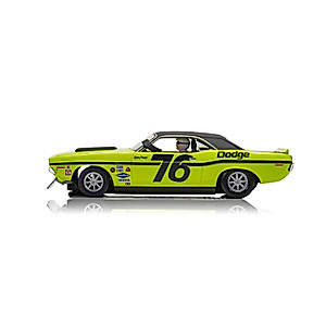 Scalextric Dodge Challenger Sam Posey #76 1:32 Slot Race Car C4164