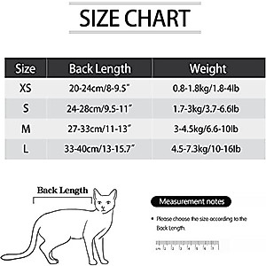 HEYWEAN Cat Professional Surgical Recovery Suit for Abdominal Wounds Skin Diseases, After Surgery Wear, E-Collar Alternative for Cats, Home Indoor Pets Clothing (Pink, M)
