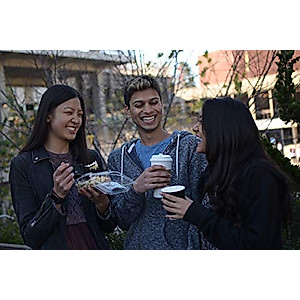 Karat FP-HC66PET-1C 6''X 6'' Pet Hinged Containers (Case of 500)