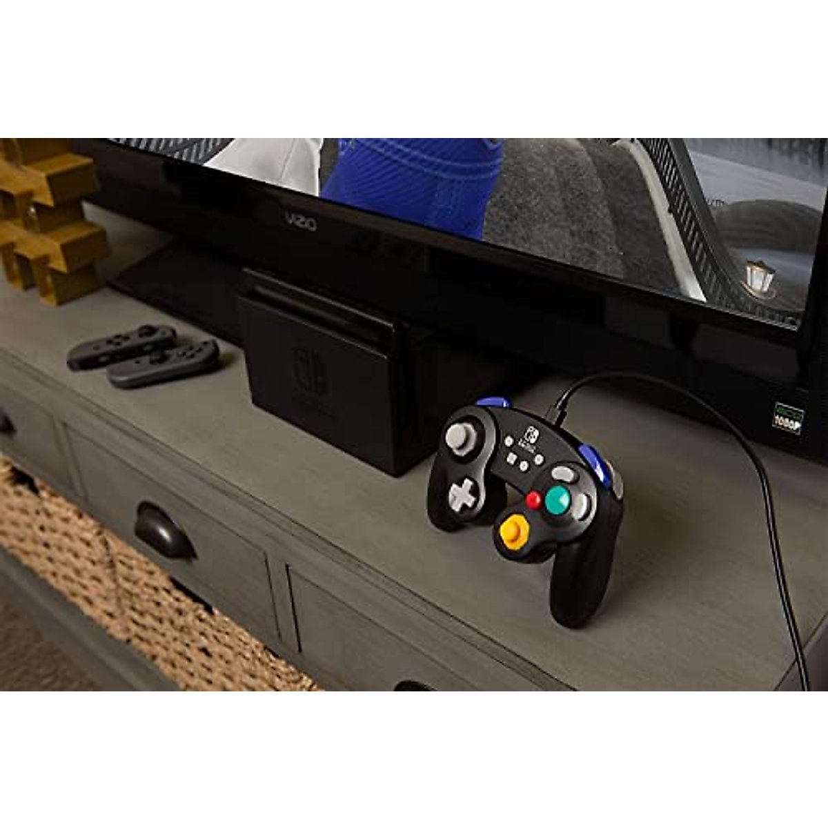 PowerA Wired Controller for Nintendo Switch: GameCube Style - Black
