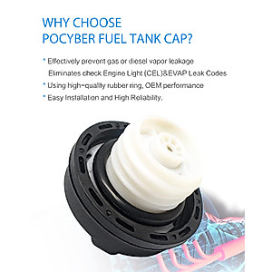 Locking Gas Cap,Lock Fuel Cap Replace10504 for Toyota 4Runner Camry Tundra Acura Tacoma Chevrolet Silverado Cruze Express Malibu Rav4 Honda CRV Nissan Altima GMC Mazda Infiniti Isuzu FJ Cruiser More