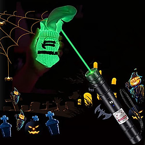 Long Range Green Laser Pointer, Green Laser Pointer High Power, Laser Pointer Powerful High Power Laser Pointer, USB Rechargeable Laser Pointer for Outdoor Hunting in Camping and Hiking