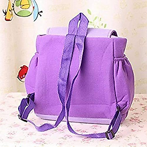 Backpack Explorer Rescue Bag with Map, Purple Backpack School Bookbag Shoulder Bag Laptop Backpack, Purple