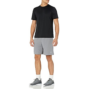Amazon Essentials Men's Performance Tech Loose-Fit Shorts (Available in Big & Tall), Pack of 2, Black/Grey, X-Large
