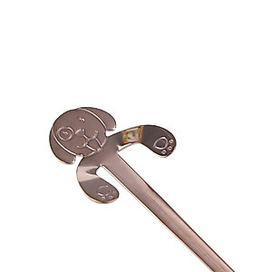 Haishell 4 Pcs Cat Coffee Spoon Stainless Steel Dog Dessert Spoon Drink Spoons Mixing Spoon Milkshake Spoon Tableware Kitchen Supplies,Silver