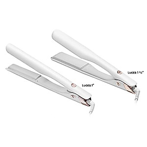 T3 Lucea 1.5” Professional Flat Iron with Wider Plates for Smooth, Frizz-Free Results on Long, Thick or Coarse Hair, Custom Blend Ceramic Straightening & Styling Iron with 9 Adjustable Heat Settings