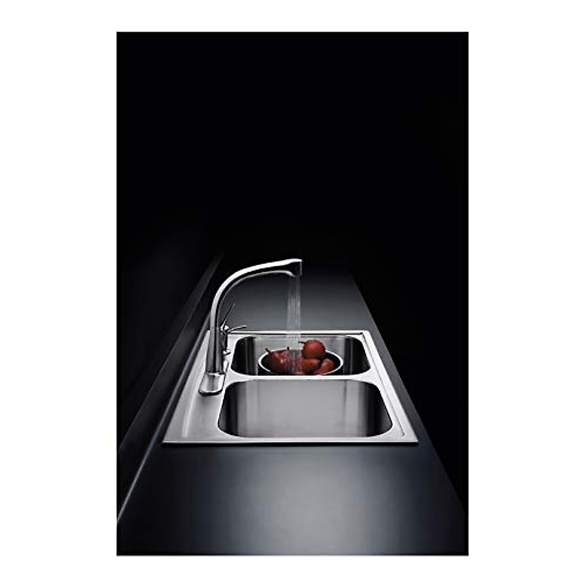 Kohler R3847-4-NA Toccata 22"x33" Double-Basin Stainless Steel Drop-in 4 Hole Kitchen Sink