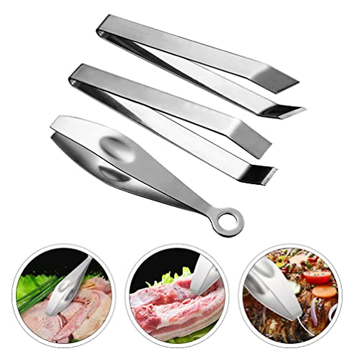 UPKOCH Fishing Tackle Fishing Tackle Fishing Tackle Stainless Steel Fishbone Hair : 3pcs Flat and Slant Mini Filet Hair Remover Tool for Fish Chicken Plucker Meat Hand Tools Hand Tools Hand Tools