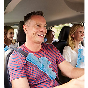 Puzzled Dolphin Super-Soft Plush Seat Belt Cover