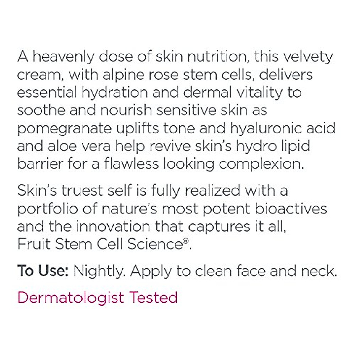 Andalou Naturals Heavenly Night Cream 1000 Roses, Sensitive Skin Moisturizer for Face, Enriched with Hyaluronic Acid & Aloe Vera, 1.7 Ounce