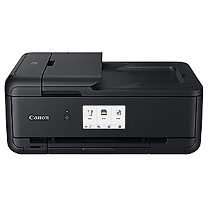 Canon PIXMA TS9520 All In one Wireless Printer Home or Office| Scanner | Copier | Mobile Printing with AirPrint and Google Cloud Print, Black, Works with Alexa, One Size