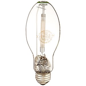 GE Lucalox High Pressure Sodium Light Bulb, B17 HPS Bulb, 150-Watt, 16000 Lumen, Medium Base, White, 1-Pack, High Intensity Discharge, HID HPS Bulb for Use Only With S55 Ballast