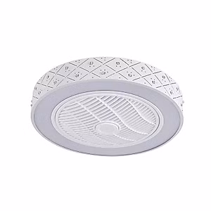 YUEGOO Ventiladores De Techo con Lámparas, Lámpara De Araña De Ventilador, Luces De Ventilador De Techo Invisibles Modernas Dormitorio De Comedor Sala De Estar De Control Remoto Lámparas Colgantes Dis