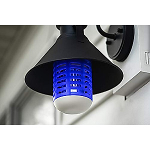 White Kaiman UV-A 5WATT Bug Zapper Electric Bulb for Indoor & Covered Outdoors 500volts (White Zapper)