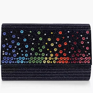 Kurt Geiger London Party Envelope Crystals Black One Size