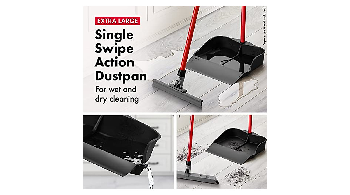 Tyroler Multi-Purpose Rubber Dustpan - Efficient Cleaning