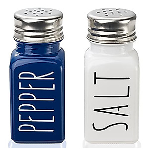 Farmhouse Salt And Pepper Shakers Set,Kitchen Decor,Glass Salt And Pepper Shakers Set,Cute Salt Shaker,Gift For Women,Modern Farmhouse Decor,Home Decor,Wedding Decor Rubbing Off