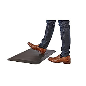 Safco Products Anti-Fatigue Mat, Rectangular, 20" x 30", Black