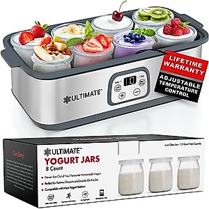 Save When You Buy 8 Extra Jars Along with Your Ultimate Probiotic Yogurt Maker Now!