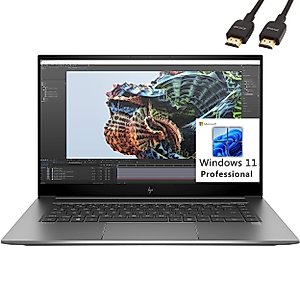 HP ZBook Studio G8 Mobile Workstation Business Laptop, 15.6" FHD 400nits, Intel Octa-Core i7-11800H, 16GB DDR4 RAM, 1TB PCIe SSD, NVIDIA T1200 4GB GDDR6, WiFi 6, BT 5.2, Backlit KB, FR, Windows 11 Pro