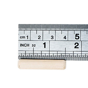 100 Pack 5/16" x 1-1/2" Wood Dowel Pins Straight Grooved Pins for Furniture Door and Dowel jig (5/16 in)