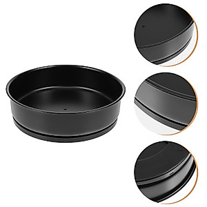 Alipis Rotating Storage Tray Kitchen Organizer Stainless Steel, Turntable Rack 360 Degree Spinning Storage Container Cabinet Organizer