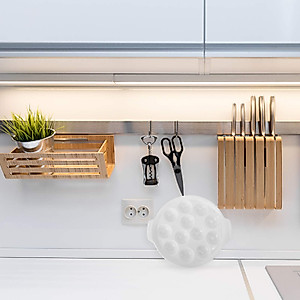 Hemoton 1pc Ceramic Snail Plate Oyster Shaped Plate Dinnerware Oyster Plate Metal Escargot Dish Escargot Bowls Escargot Trays Oyster Serving Platter Seafood White Ceramics Snail Pliers