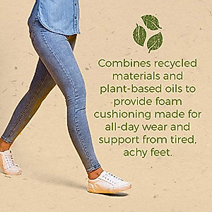 Dr. Scholl's Eco-Foam Insoles for Women, Shoe Inserts Made with Sustainable and Recycled Material, Women's 6-10
