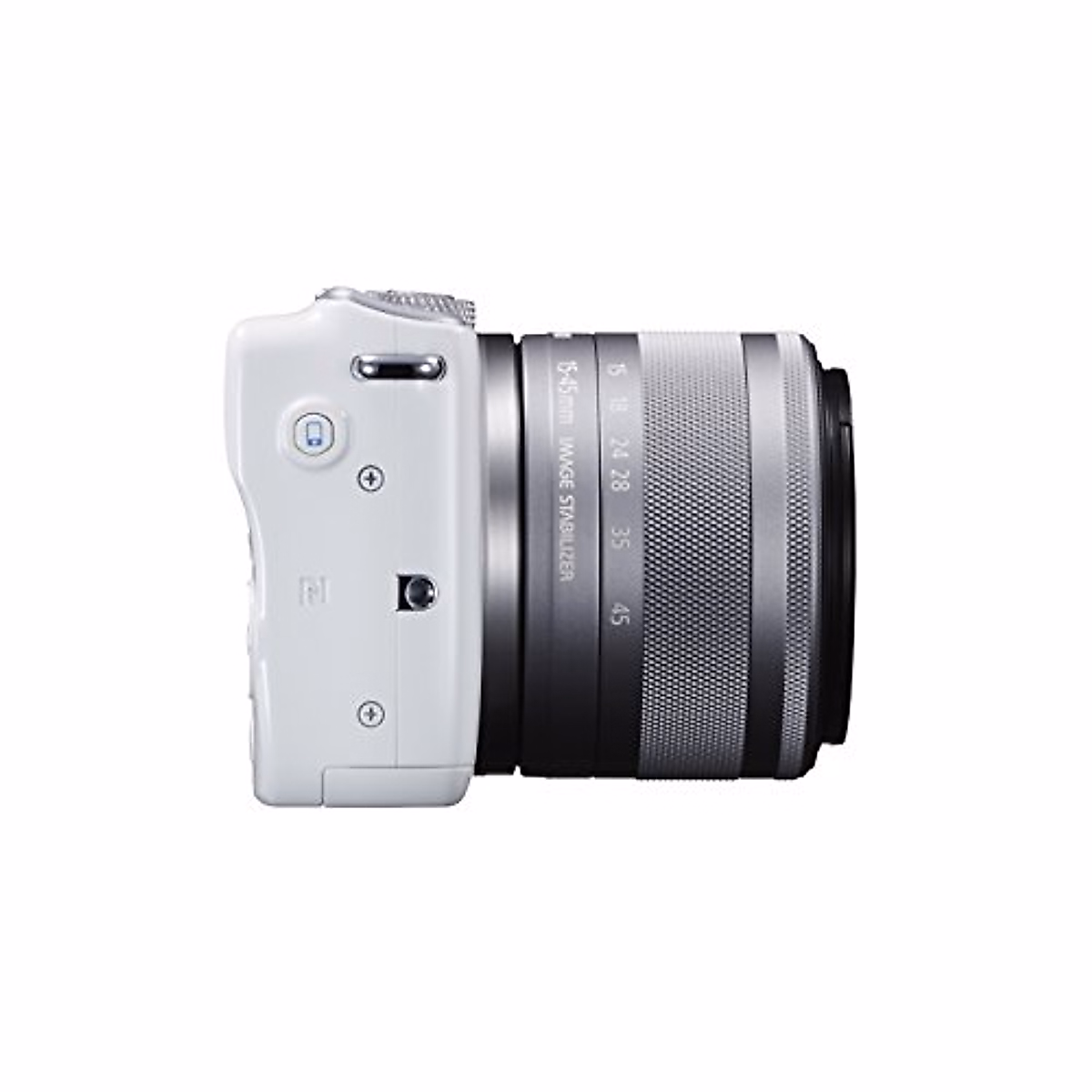 Canon EOS M10 Mirrorless Camera Kit with EF-M 15-45mm Image Stabilization STM Lens Kit (White)