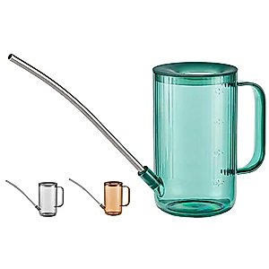 COTREPY Watering can, Long Nozzle, Watering Indoor Garden Plants, Modern Large Watering Globes, 1L (42.3fl Oz, 0.26 Gal), Suitable for Plants, Flowers, Bonsai, Gardens and Micro Landscapes(Green)