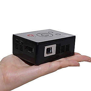 DROOS Mini Projector Bluetooth 4.0 Dual WiFi DLP Projector 854x480 3000 Lumens LED Projector Mini Home Theater Portable Projector (projectors)