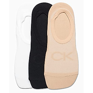 Calvin Klein Women’s Socks – Lightweight Low Liners (3 Pack), Size 4-10, Sand Assorted