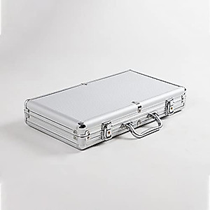 Casinokart NFT Monkey Series 300/500 Pieces 14 GMS Clay Material Casino Quality Poker Chips Set with Denomination, Durable Carry Case, 2 Decks of Branded Playing Cards and Dealer Button (300 Pieces)