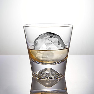 Sphere - Clear Ice Maker, Ice Ball Press - Unique Shape for Whiskey ice ball maker - Large ice cube Maker - Great for ice cube for Cocktails