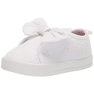 OshKosh B'Gosh Girls Dahlia Sneaker, White, 8 Toddler