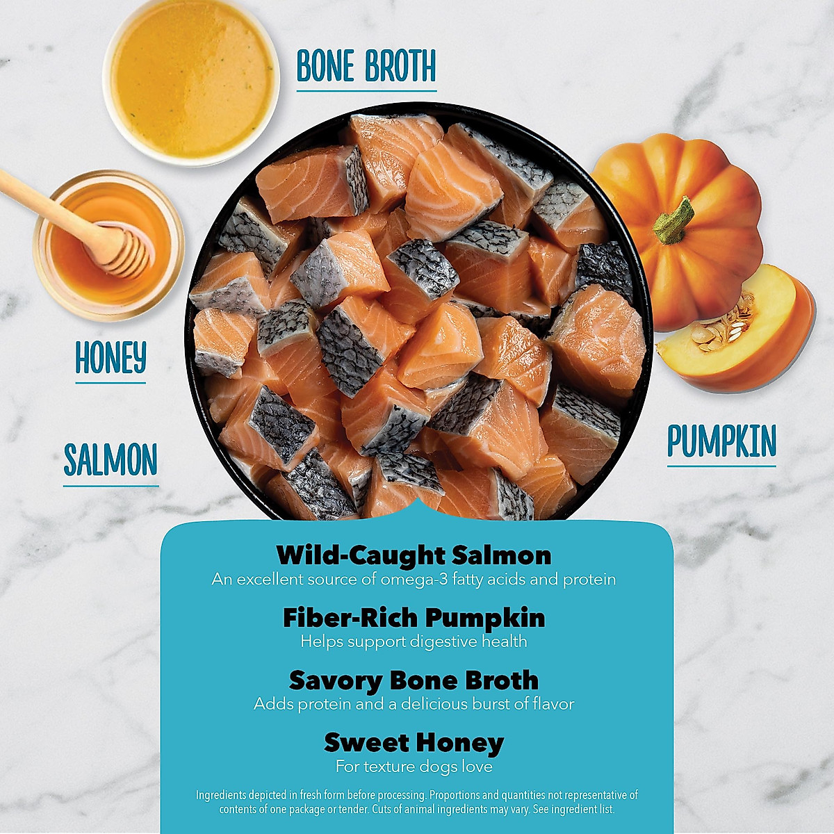 ACANA Chewy Strips Dog Treats, Salmon, High Protein Dog Treats, 4oz