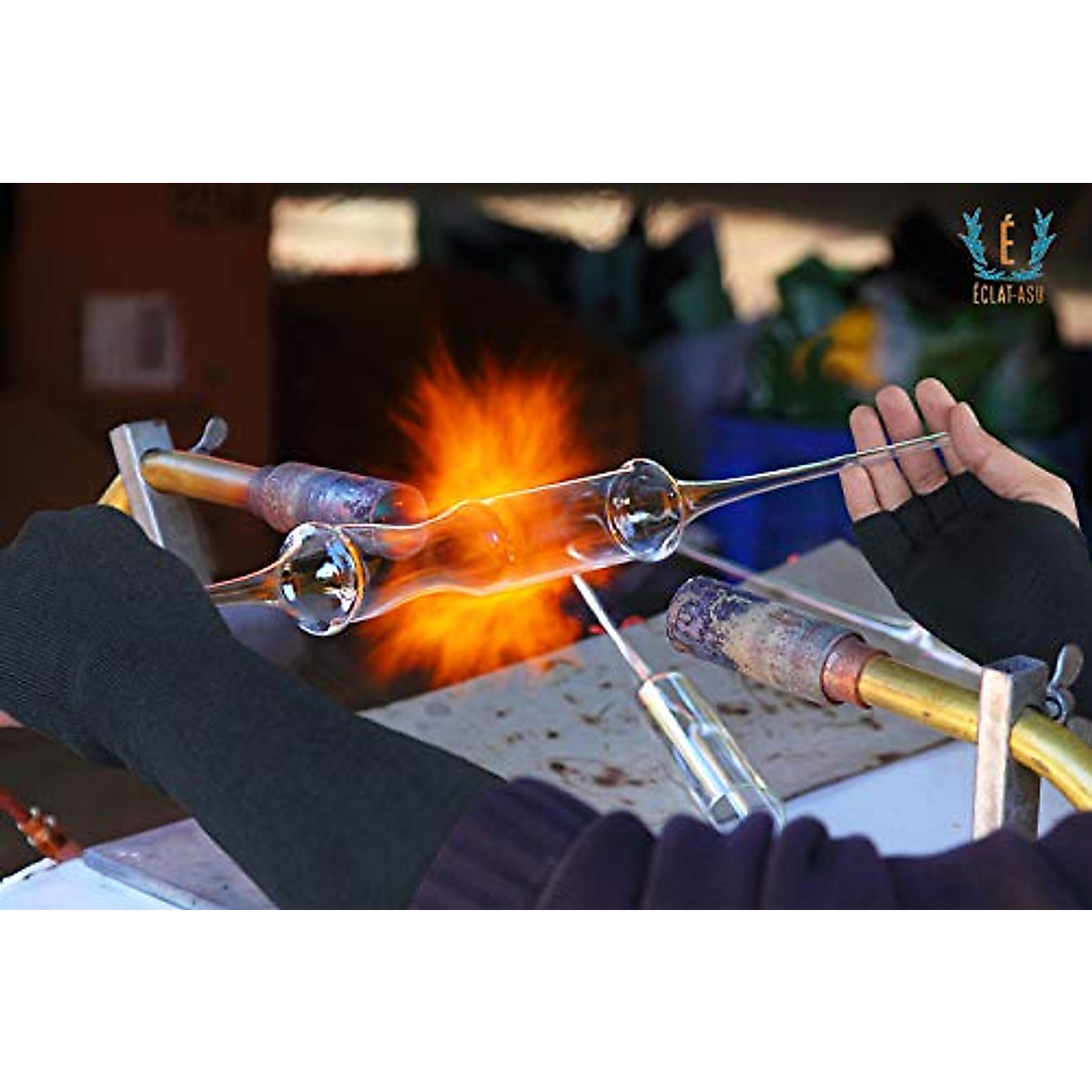 100% Kevlar Protective Sleeves- Anti Heat Scratch & Cut Resistant Arm Sleeve with Finger Opening- Safety Sleeves for Arms- Long Arm Guard Protector for Work Welding- Bite Proof- 18 Inches Black 1 Pair