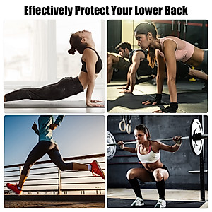 VOCOSTE Back Brace for Lower Back Pain, Back Support Belt for Women Men with Removable Lumbar Pad to Ease Herniated Disc Scoliosis M Size