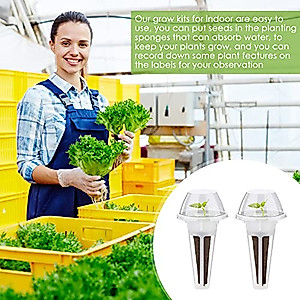 Seed Pod Kit for Aerogarden(50-Pod), Hydroponic Growing Kit for Indoor Garden, Plant Germination Kit Accessories for Seed Starting Growing System