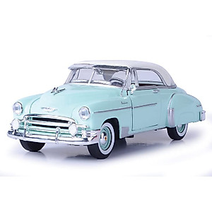 1950 Chevy Bel Air, Green - Motormax Premium American 73268 - 1/24 Scale Diecast Model Car