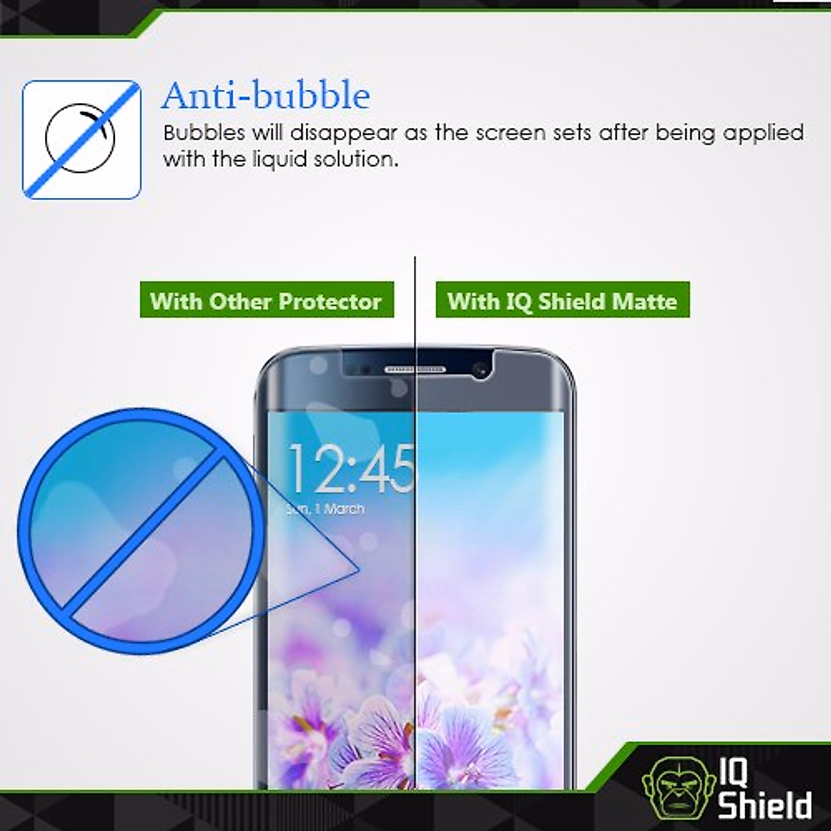 IQShield Matte Screen Protector Compatible with Nintendo Switch (Console)(Updated Design) Anti-Glare Anti-Bubble TPU Film [video game]