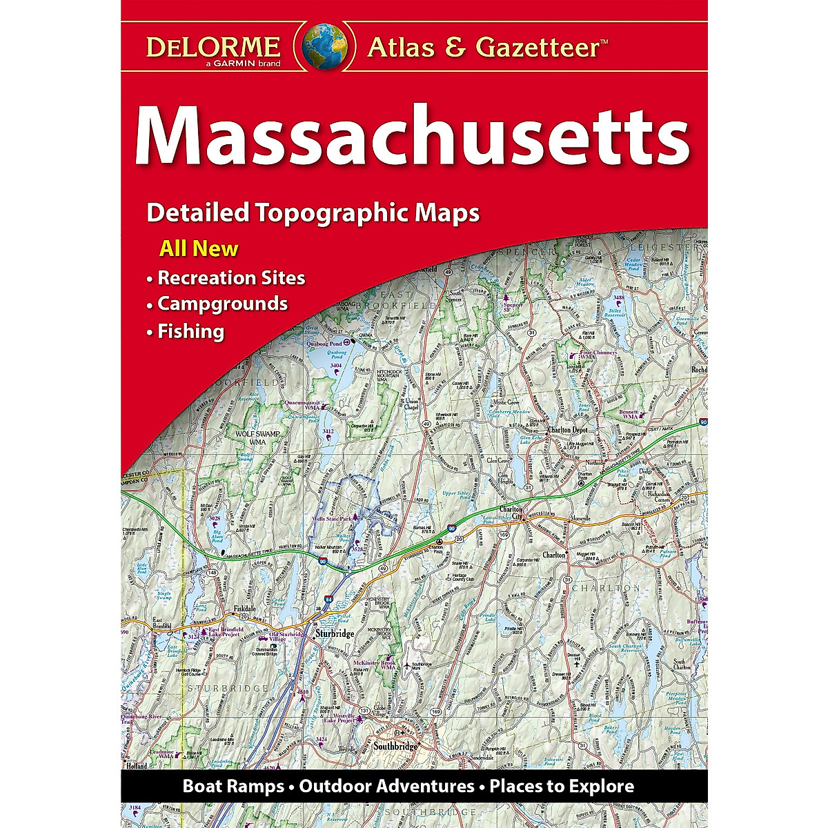 Delorme Atlas & Gazetteer Massachusetts