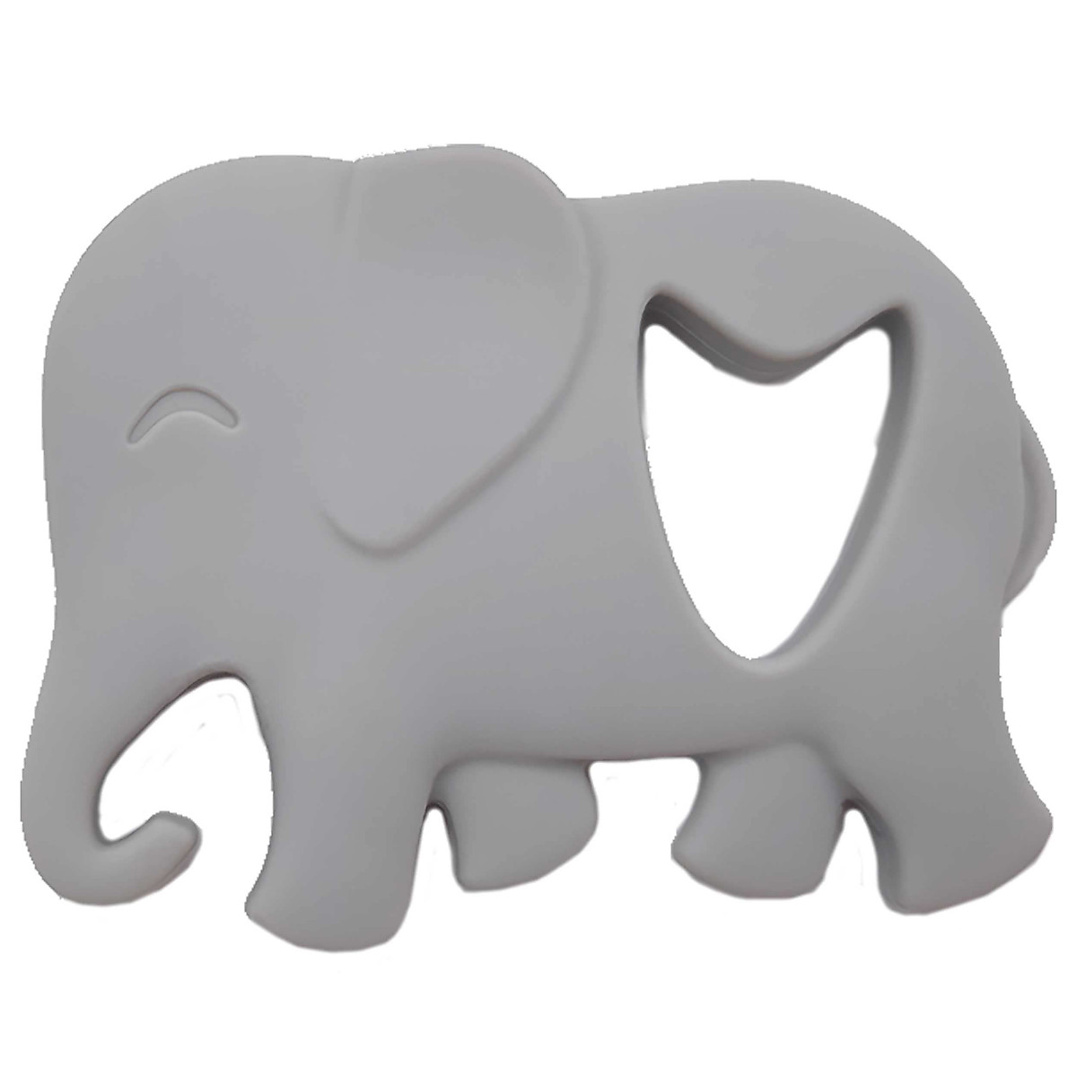 Baby Teething Toys Baby Teethers for Babies 0-6 Months 6-12 Months Infants (Glacier Gray, Elephant)