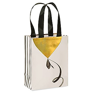 Papyrus 9" Medium Gift Bag (Gold Balloon) for Birthdays, Weddings, Bridal Showers, Baby Showers and All Occasions (1 Bag)