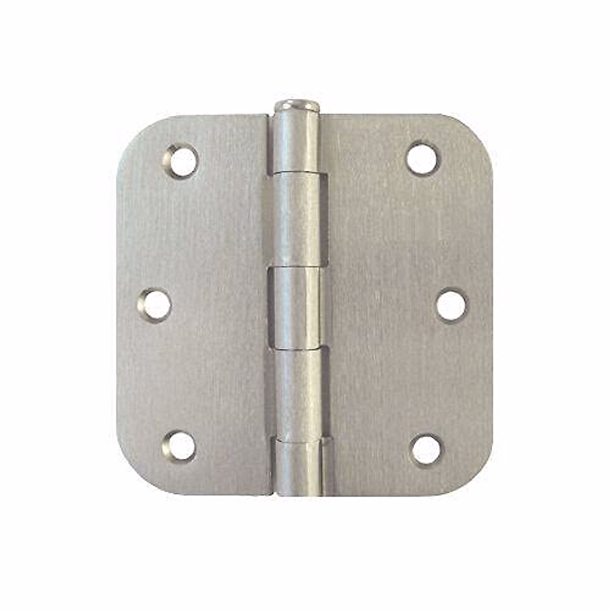 Neces 3.5"X 3.5" w 5/8" Radius Door Hinges Brushed Interior Door-Hinges Door Hinges Door Hinges Kitchen Cabinet Hinges Hinges for Kitchen cabinets Door Hinge Door Cabinet Hinge Hinges Small